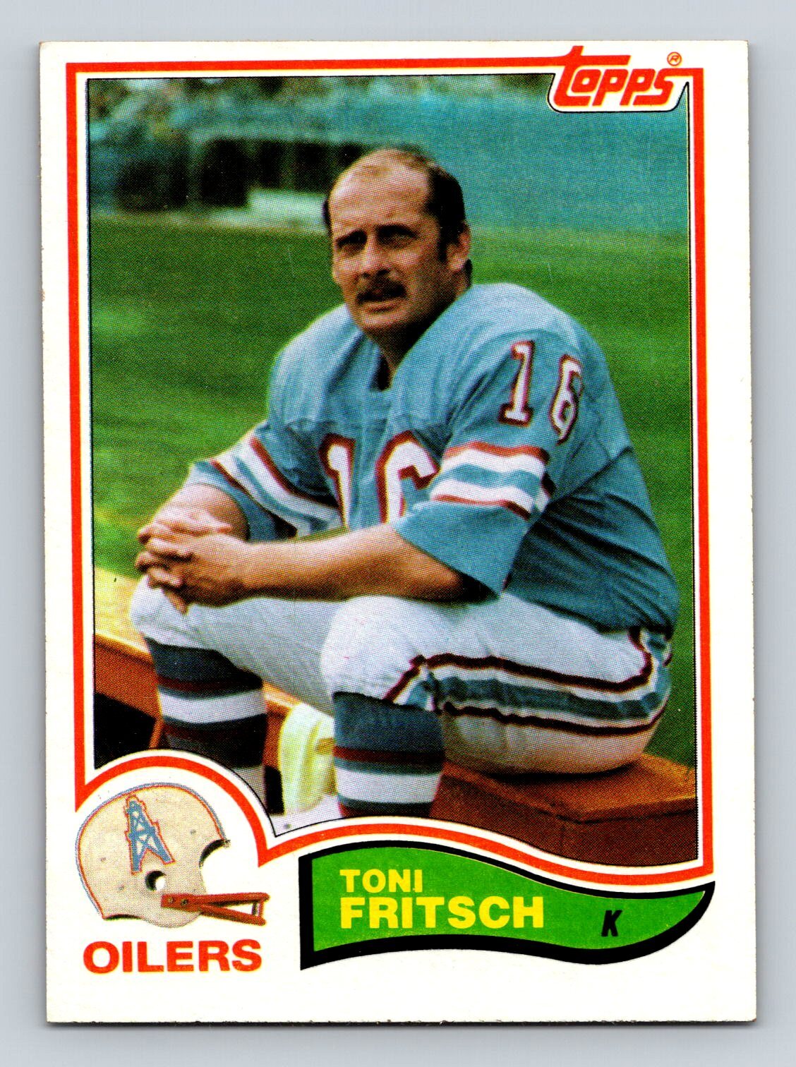 1982 Topps Toni Fritsch #98 Houston Oilers | eBay