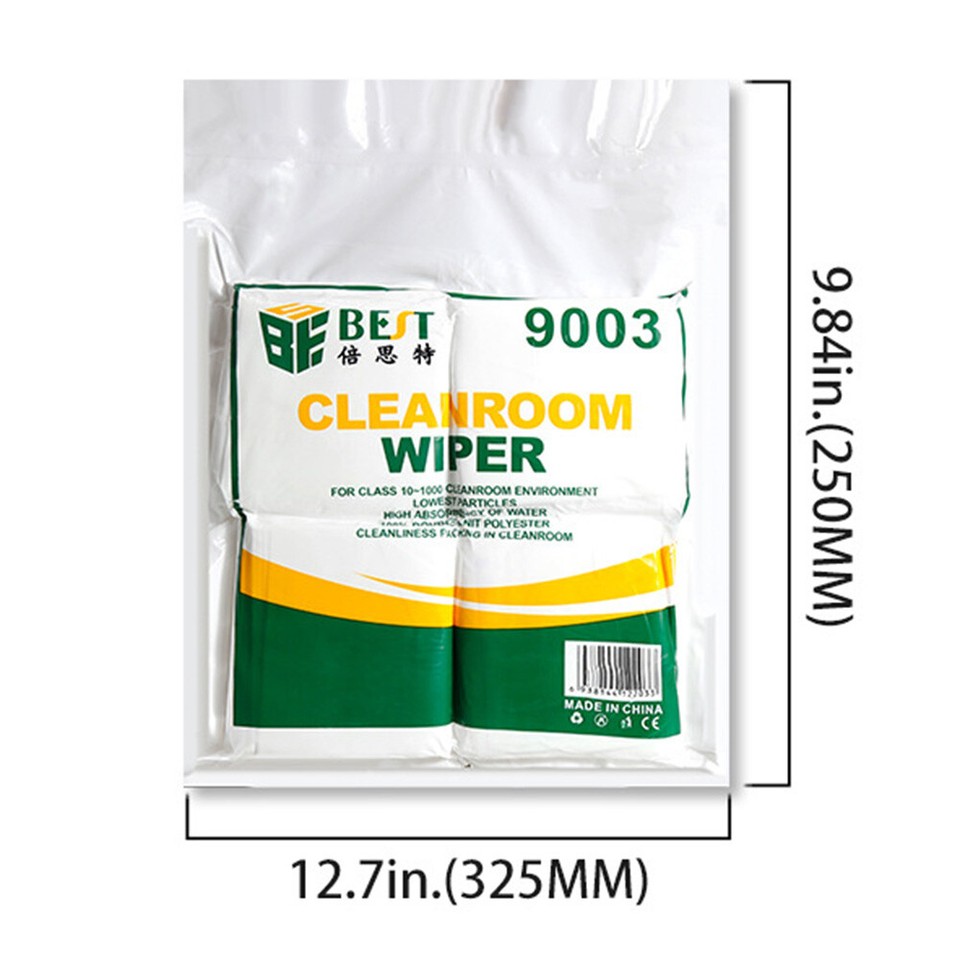 100pcs Mechanic Soft Cleanroom Wiper Anti-static Non Dust Cloth for ...