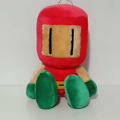 Red Bomber Male Super Bomberman R Plush Toy Doll SEGA Prize 1998 Japan ...
