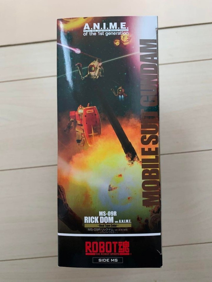 Bandai ROBOT SPIRITS SIDE MS-09R RICK DOM Real Type Color Ver. A.N.I.M ...