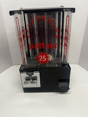 Vintage Peppermint Patty Coin-Op Dispenser Vending Machine Patties | eBay