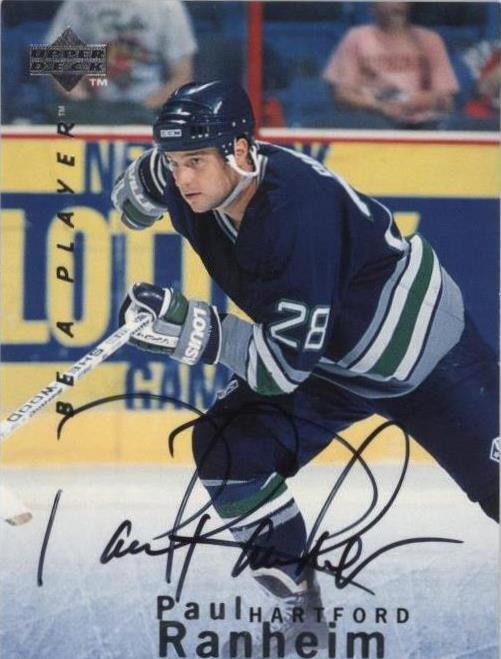 1995-96 Upper Deck Be a Player - Paul Ranheim #S87 Autographs (AU) for ...