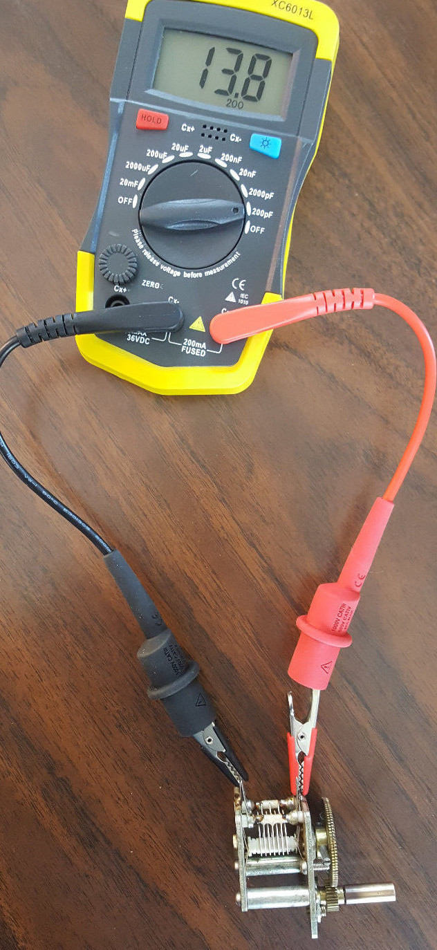 Variable Capacitor 6-12 pF -Vernier- gear drive-fine tuning - NOS -Made ...