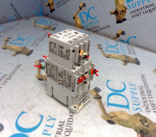 ALLEN BRADLEY 100-C12*10 SER A 120 V CONTACTOR W 100-F AUXILIARY ...