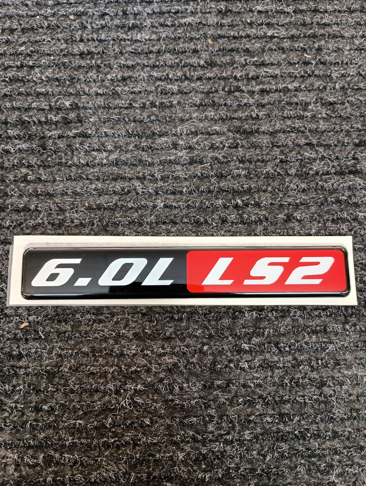 Chevrolet 6.0 LS2 3D Stick On Emblem | Left | Self-Adhesive | Chrome ...