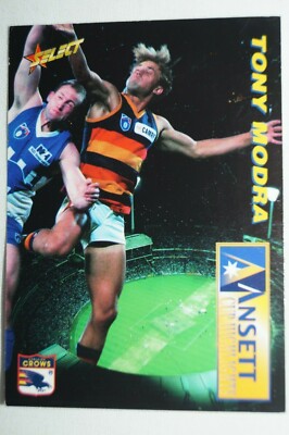 Adelaide Crows AFL AFLPA Football Card Ansett Cup Card - Tony Modra ...