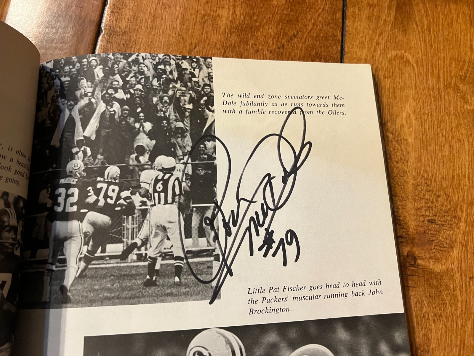 WASHINGTONS REDSKINS THE ALLEN TRIUMPH 1973 BOOK KEN DENLINGER SIGNED ...