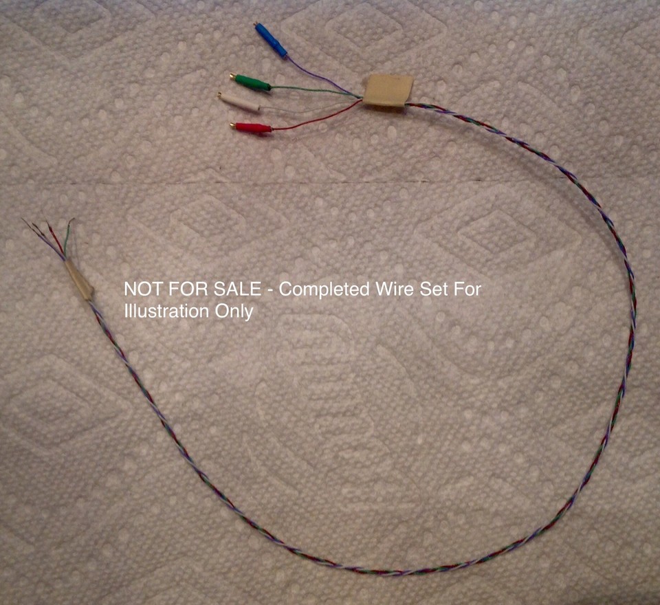 20" 50.8 cm Cardas Litz Tonearm Cable / Wire Kit With Ground Clips ...