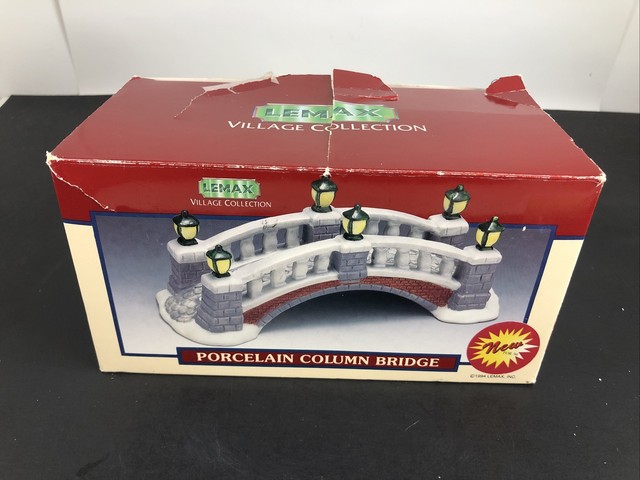 Lemax Village Collection Porcelain Column Bridge 6.25" Long 1994 for ...