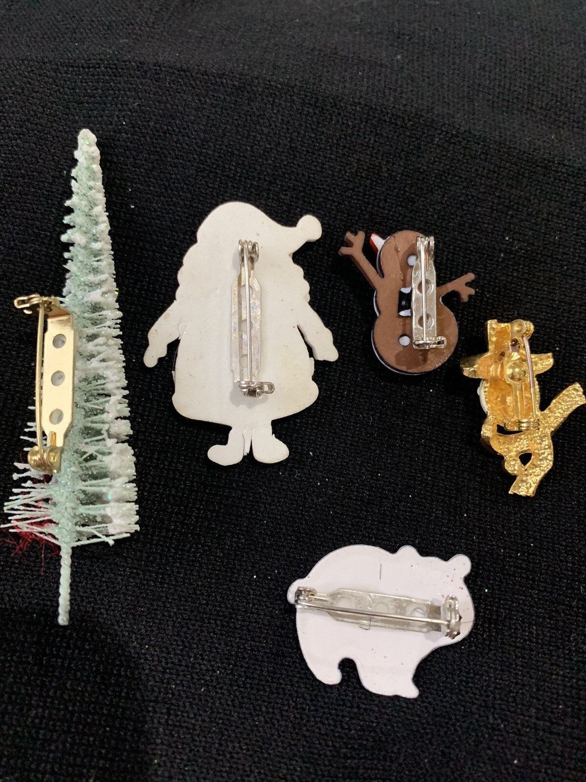 Lot of 5 Vintage Holiday Pins Christmas. | eBay