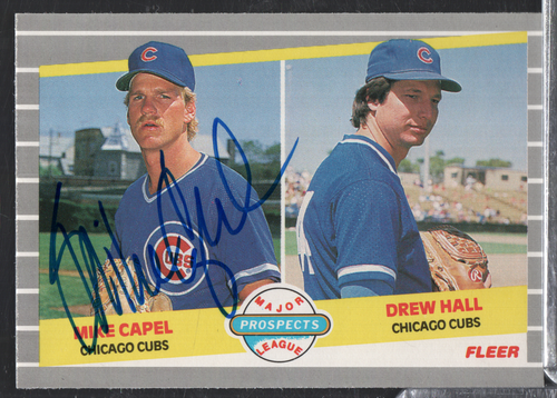 Mike Capel Cubs Autographed 1989 Fleer #643 w/COA 101023NPCD130 | eBay