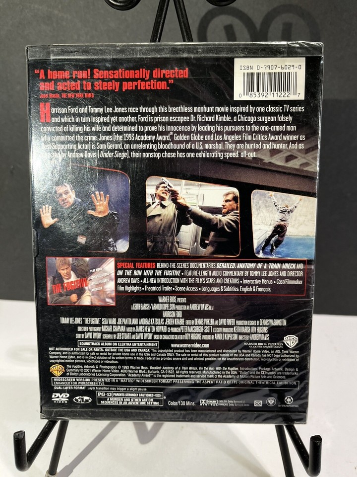 The Fugitive (DVD, 2001) NEW SEALED! 85392112227 | eBay