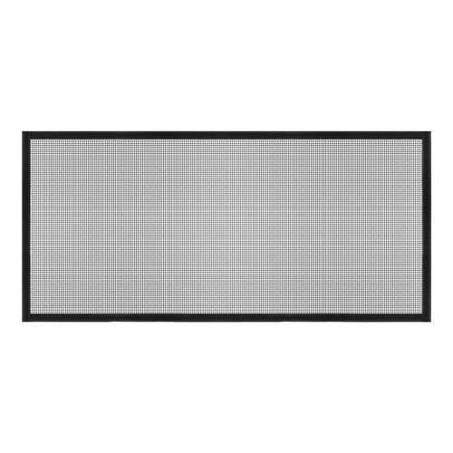 Window Screen Mesh, 28" x 59" Fiberglass Net Mesh Black Frame Hook and ...