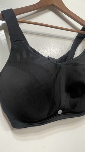 LIVI Max Support Underwire Sports Bra In Black Womens Size 46 DDD | eBay