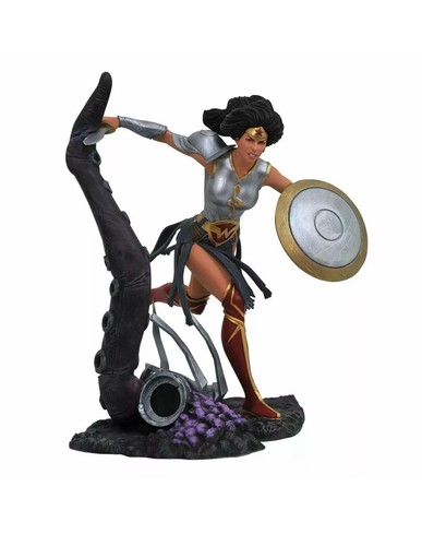 Diamond Select DC Gallery Wonder Woman Dark Knights PVC Diorama Cortes ...
