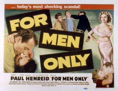 For Men Only Paul Henreid Kathleen Hughes 1952 etc OLD MOVIE PHOTO ...