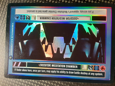 Decipher Star Wars CCG FOIL GEM Executor Chamber UNPLAYED BB ...