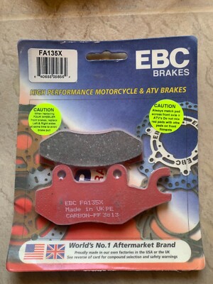NEW NOS EBC BRAKE PADS FA135X 135X | eBay