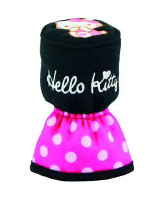 Car Gear Hand Shift Knob Cover Cute Hello Kitty Pink Black Non-Slip ...