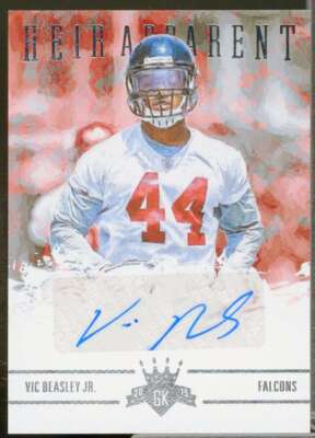 Vic Beasley Jr./99 Rookie 2015 Gridiron Kings Heir Apparent Autographs ...