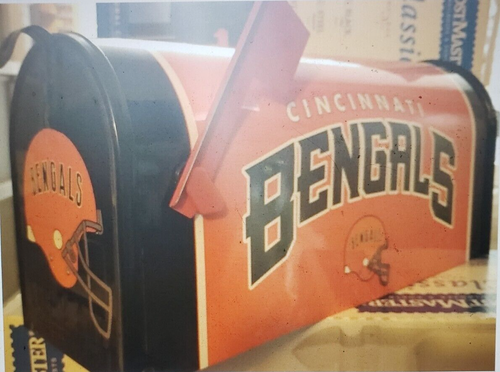 JUMBO Cincinnati Bengals Throwback Mailbox ~ TICKETS~HELMETS~HATS ...