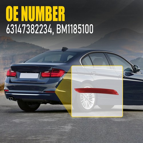 Right Passenger Rear Bumper Reflector Light Lamp Case For 2012-2015 BMW ...