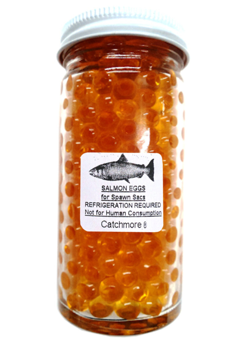 Salmon Eggs for Spawn Sacs Natural 1 DZ Certified in Mich Steelhead ...