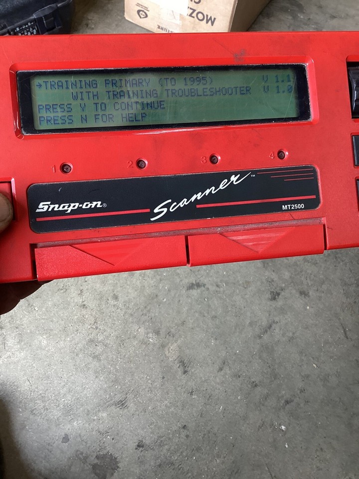 Snap-On Diagnostics Scanner Kit MT2500 W/Manuals &Key Cartridges | eBay