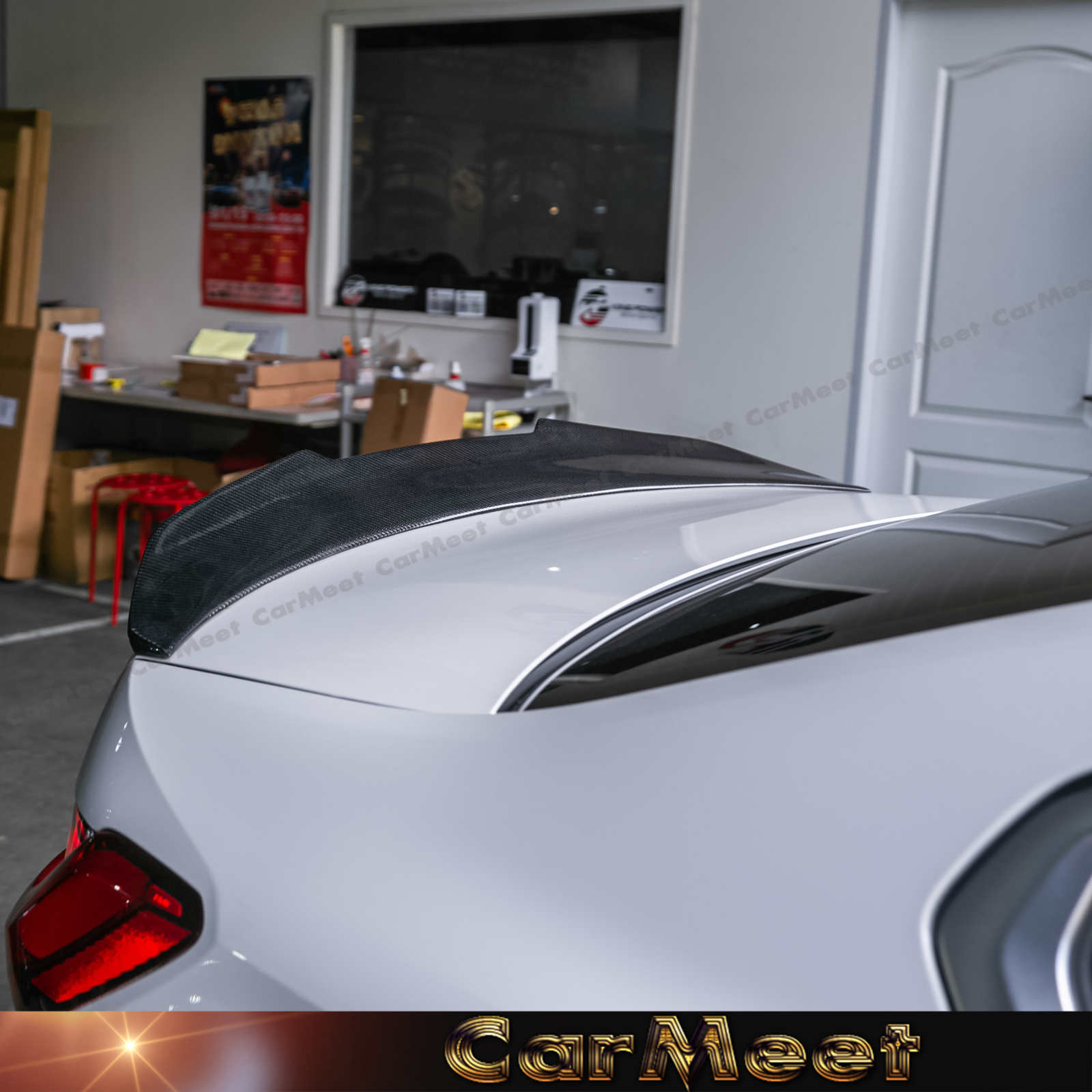 DRY CARBON FIBER SPOILER PSM TYPE FOR 2019 2020 2021 BMW G20 SEDAN 4 ...