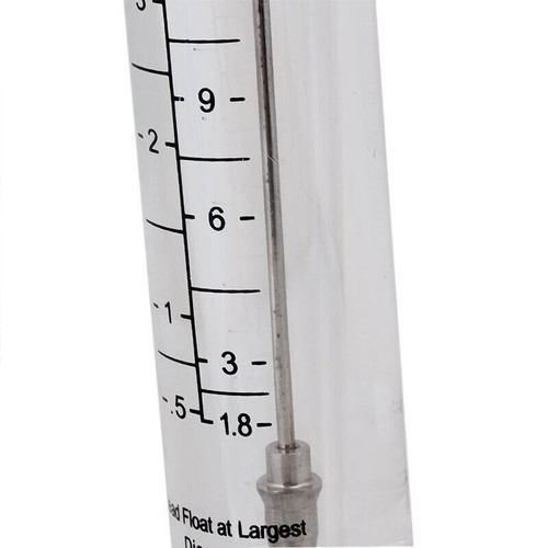 LZM-15G Water Flow Meter FLOWMETER ROTAMETER 0.18-18 GPM inline ...