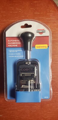 NEW Cosco Self-Inking Automatic Numbering Machine 8 Modes | eBay