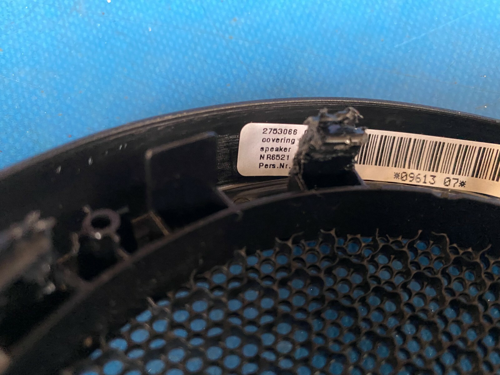 BMW Mini One/Cooper/S Lower Door Speaker Cover (Part #: 51412753066 ...