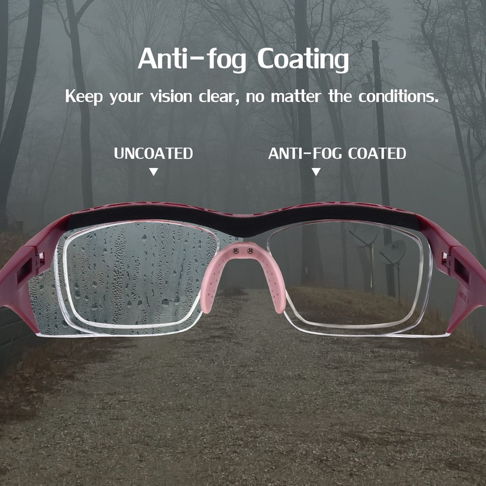 Safety Glasses Anti Fog, Eye Protection with Clear UV Protection Lenses ...