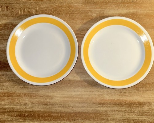 Set Of 2 Corelle Yellow Sunshine Bread/Dessert Plates 7 1/4” AS IS | eBay