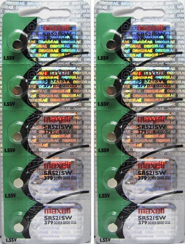379 Battery Replacement Watch Batteries Equivalent Maxell x 10 | eBay