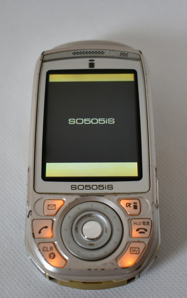 NTT docomo So505iS Japanese Flip phone Garakei Keitai Cell phone Retro ...