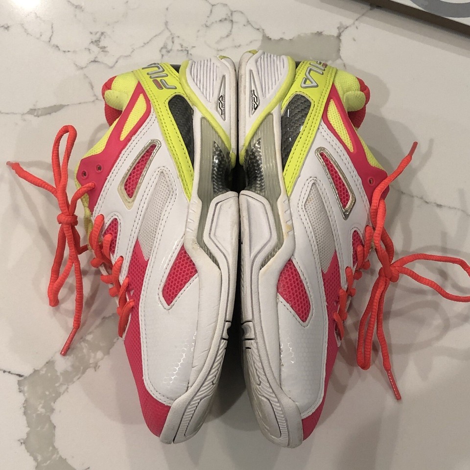 Fila Sentinel Womens Tennis Shoes Neon Yellow Bright Pink US 7 ...