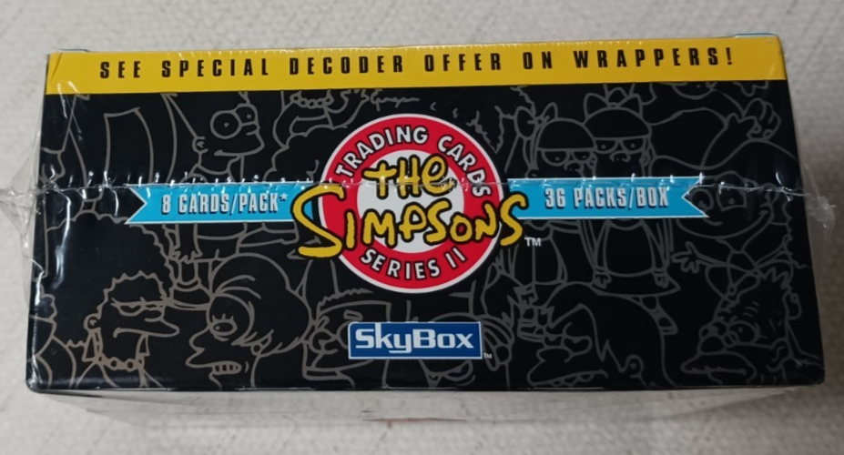 SKYBOX - THE SIMPSONS - SERIES II == MINT FACTORY SEALED BOX W/36 PACKS ...