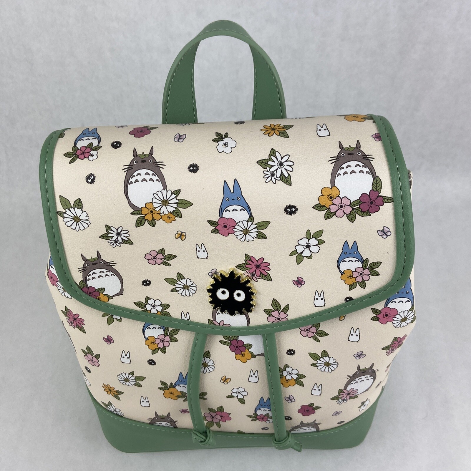 Studio Ghibli My Neighbor Totoro Mini Backpack Floral Slouch Soot ...
