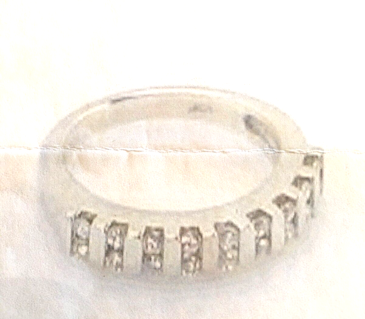 Platinum Diamond Band Ring Stamped JCR PLAT $2,050 Chuck Clemency ...