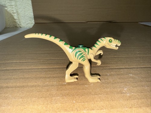 Lego Dinosaur Dark Tan Dinosaur Coelophysis Gallimimus Dark Green 98166 ...