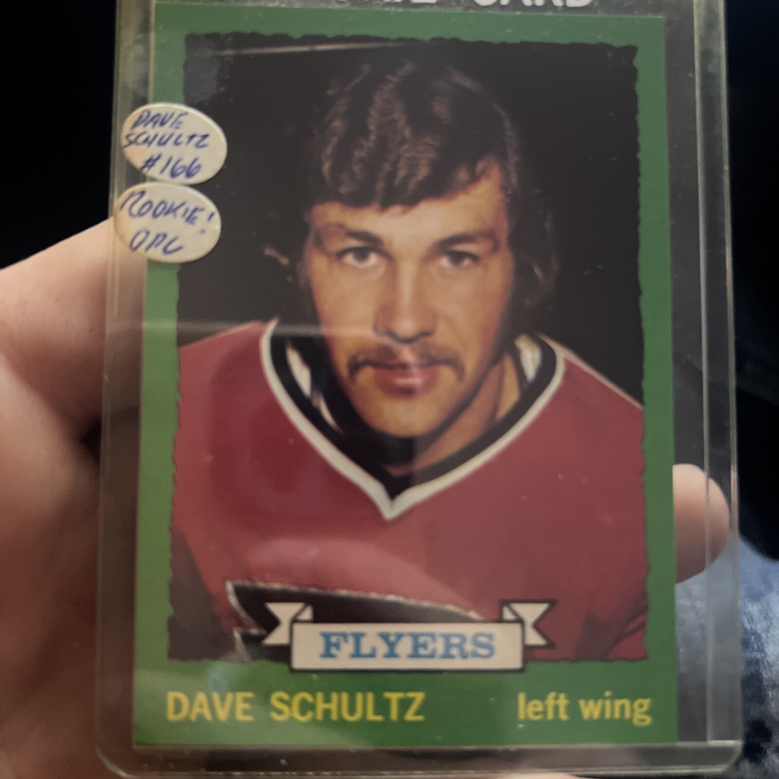 1973-74+O-Pee-Chee+-+Light+Back+%23166+Dave+Schultz+%28RC%29 for sale ...