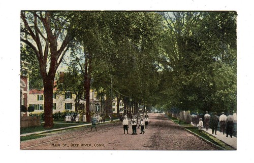 DEEP RIVER, CT ~ MAIN STREET, HOMES, PEOPLE, DANZIGER & BERMAN PUB ...