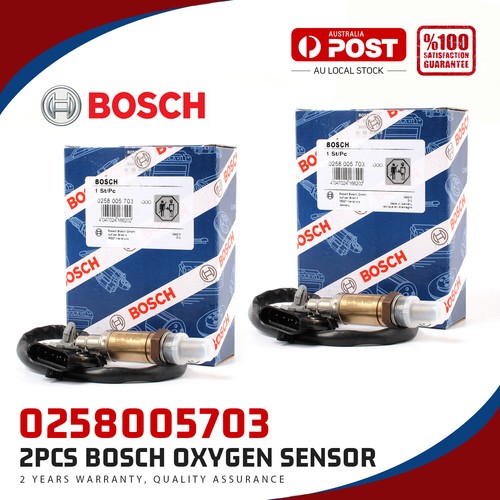 2x NEW BOSCH OXYGEN SENSORS For Holden Suburban Vortec L31 Engine 5.7L ...