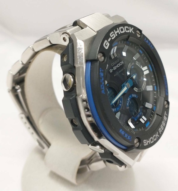 Casio G-shock Solar Radio 5444 Gst-w1000 Quartz Analog Watch 21846 for ...