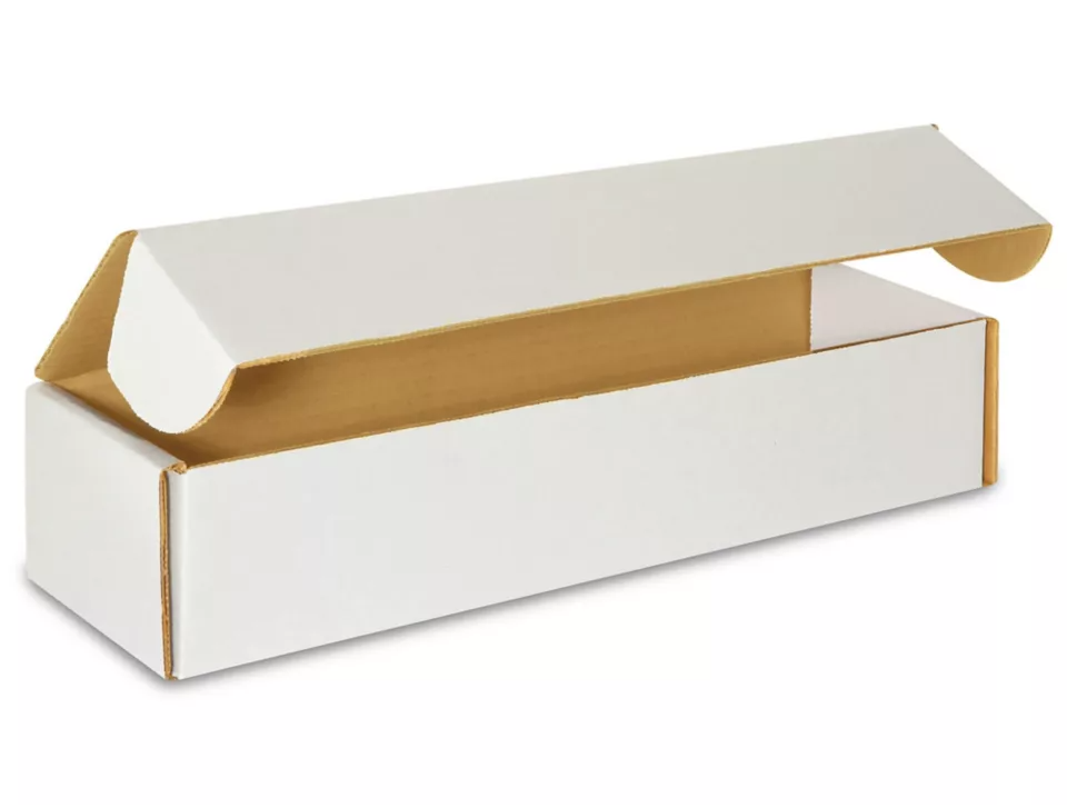 10 Corrugated Boxes - 8x5x3"/8x6x4" Cardboard Shipping Box White ...