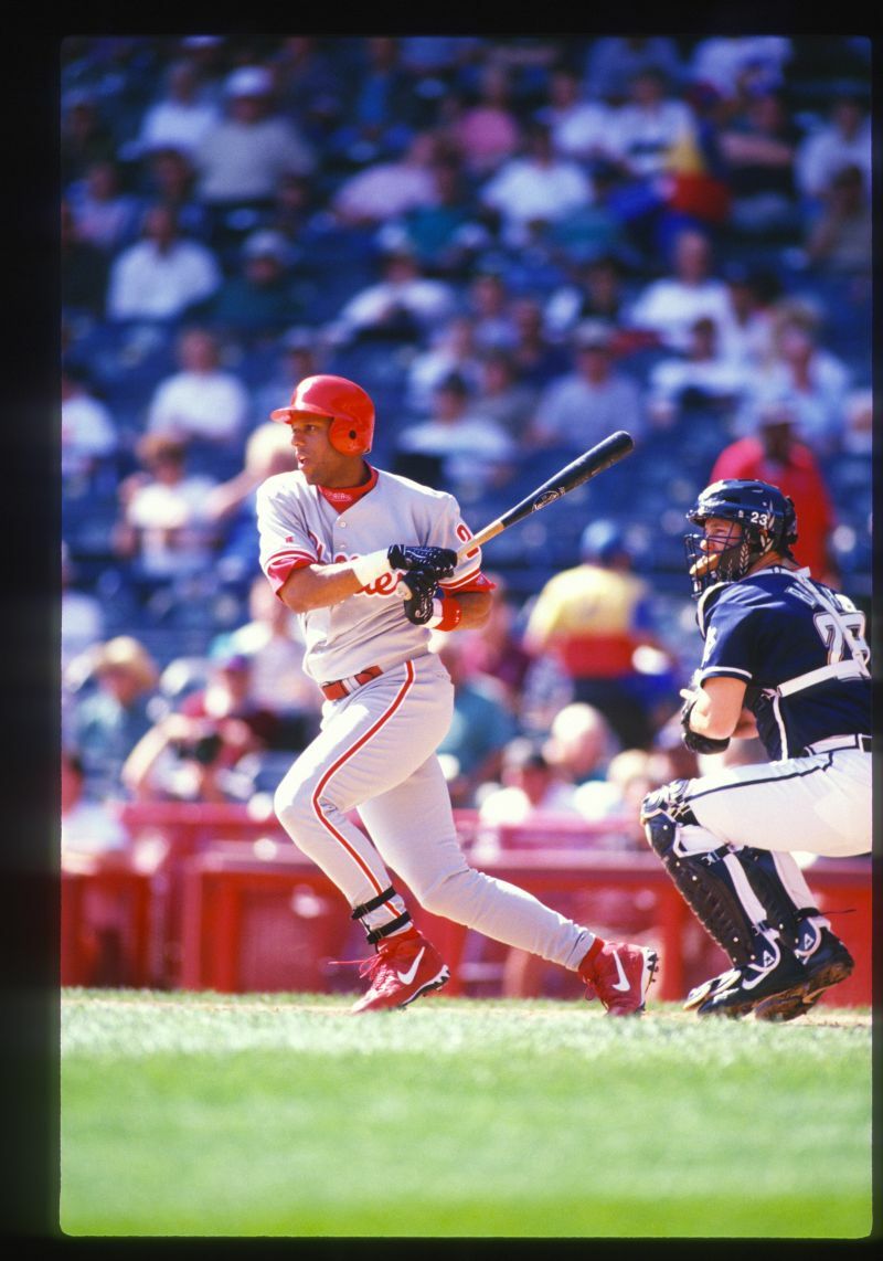 Lot of (12) 2000 Phillies ALEX ARIAS Original 35mm Slide Transparencies ...