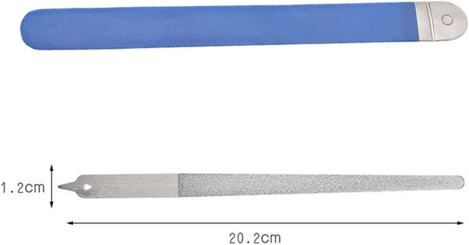 2PC 8 Diamond Dust Nail File - Stainless Steel Nail Dresser - 9 Inch | eBay