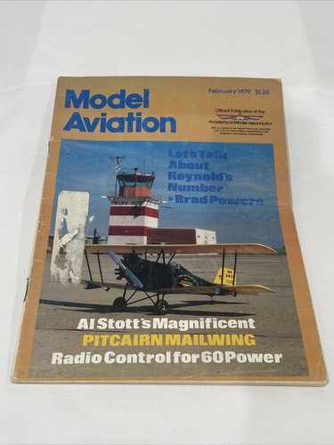 1979 February, Model Aviation Magazine, Al Stott’s Pitcairn Mailwing ...