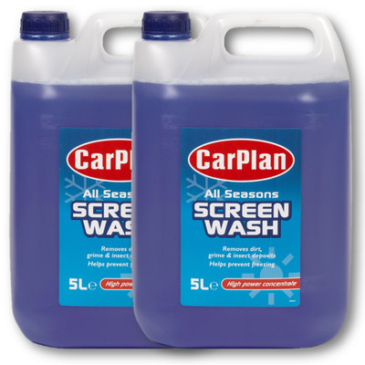 CarPlan All Seasons Concentrated Screenwash 5L Windshield Screen Washer ...